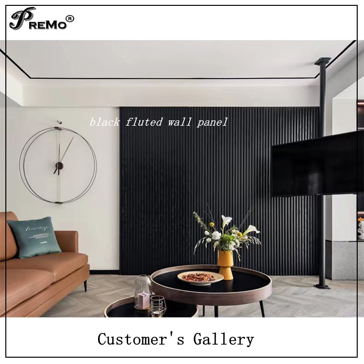 PREMO Fluted/Flat Wall Panel-Duo Tone TV WALL-290cm Long 9.5ft-Wall ...