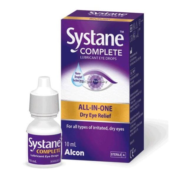 Alcon Systane Complete Lubricant Eye Drops 10ml (Exp : Apr 2025 ...