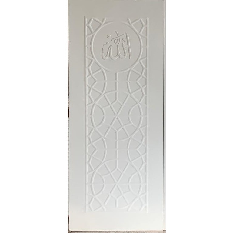 CUSTOM-MADE Pintu Kayu White Primer Full Solid Wooden Door Special ...