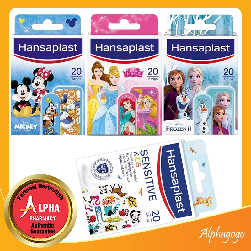 Hansaplast Kids Plaster Disney (20 Strips) / Sensitive Kids Plaster (20 ...