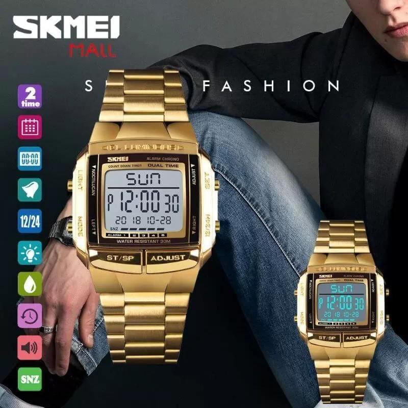 SK MEI Sport Digital Watch Unisex 1381 | Shopee Malaysia