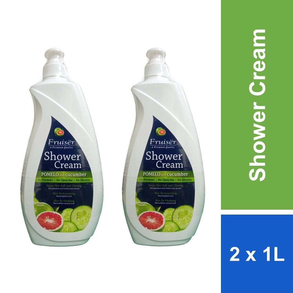 [Bundle of 2] Fruiser Shower Cream 1000ml- Pomelo | Shopee Malaysia