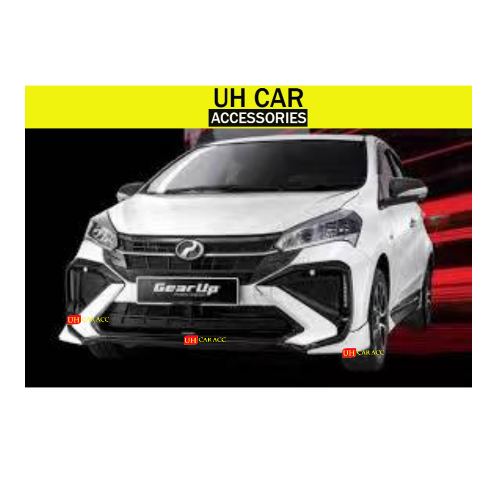 PERODUA MYVI 2022 2023 GEAR UP ACE PP ABS BODYKIT SPOILER WITH PAINT ...