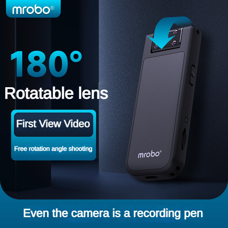 💎𝐶𝐻𝐴𝑂 | Mini Wireless Spy Camera with Night Vision: Small Police Body ...