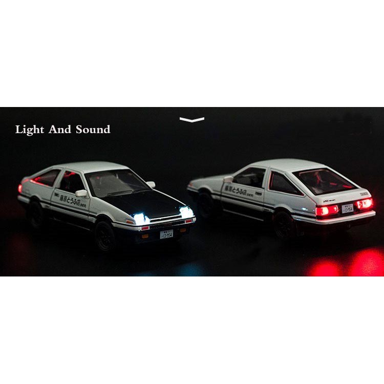 Initial D Toyota AE86 Alloy Diecast Car Model Pull Back Car Toys ...