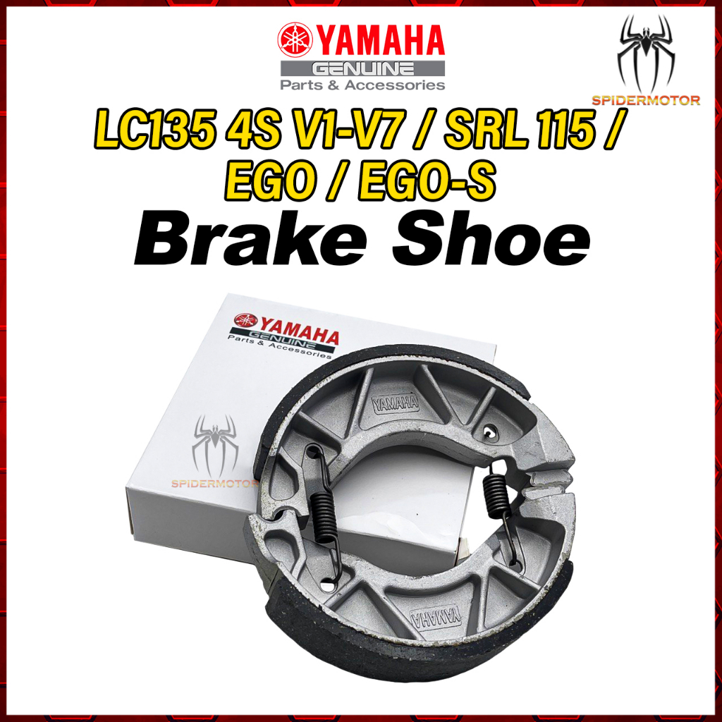 YAMAHA BRAKE SHOE ORIGINAL LC135 V1-V7 / FZ150 OLD / LAGENDA 110 Z ...
