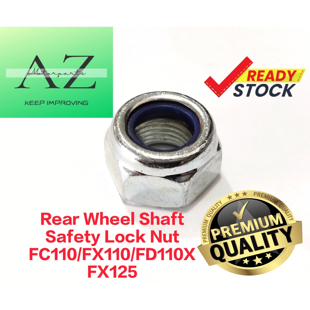SUZUKI FC110/FX110/FD110X/FX125 REAR WHEEL SHAFT SAFETY LOCK NUT | Shopee Malaysia