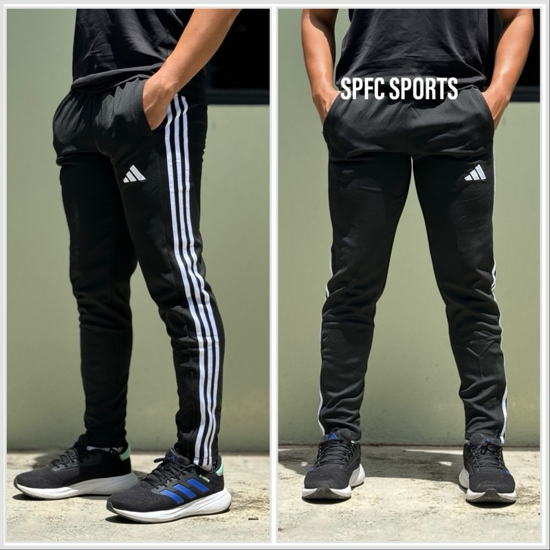 Seluar trek tracksuit ADID@S new logo line penuh zipleg fullstripe ...