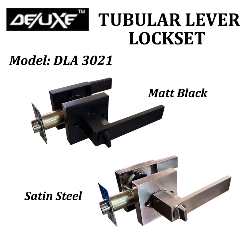 YY DiY DLA3021 DELUXE Tubular Lever Door Lockset | Shopee Malaysia