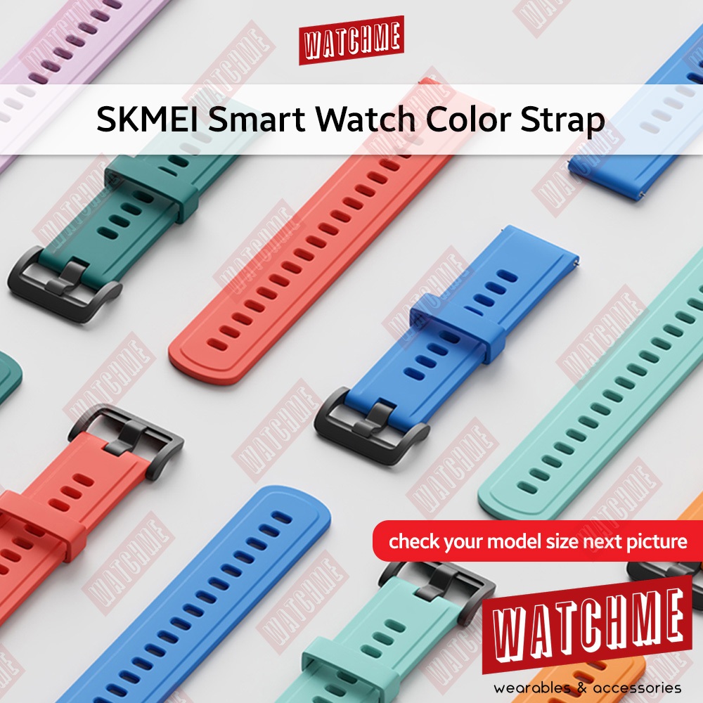 SKMEI Smart Watch Strap, Color Series 22mm 20mm (check your smartwatch ...