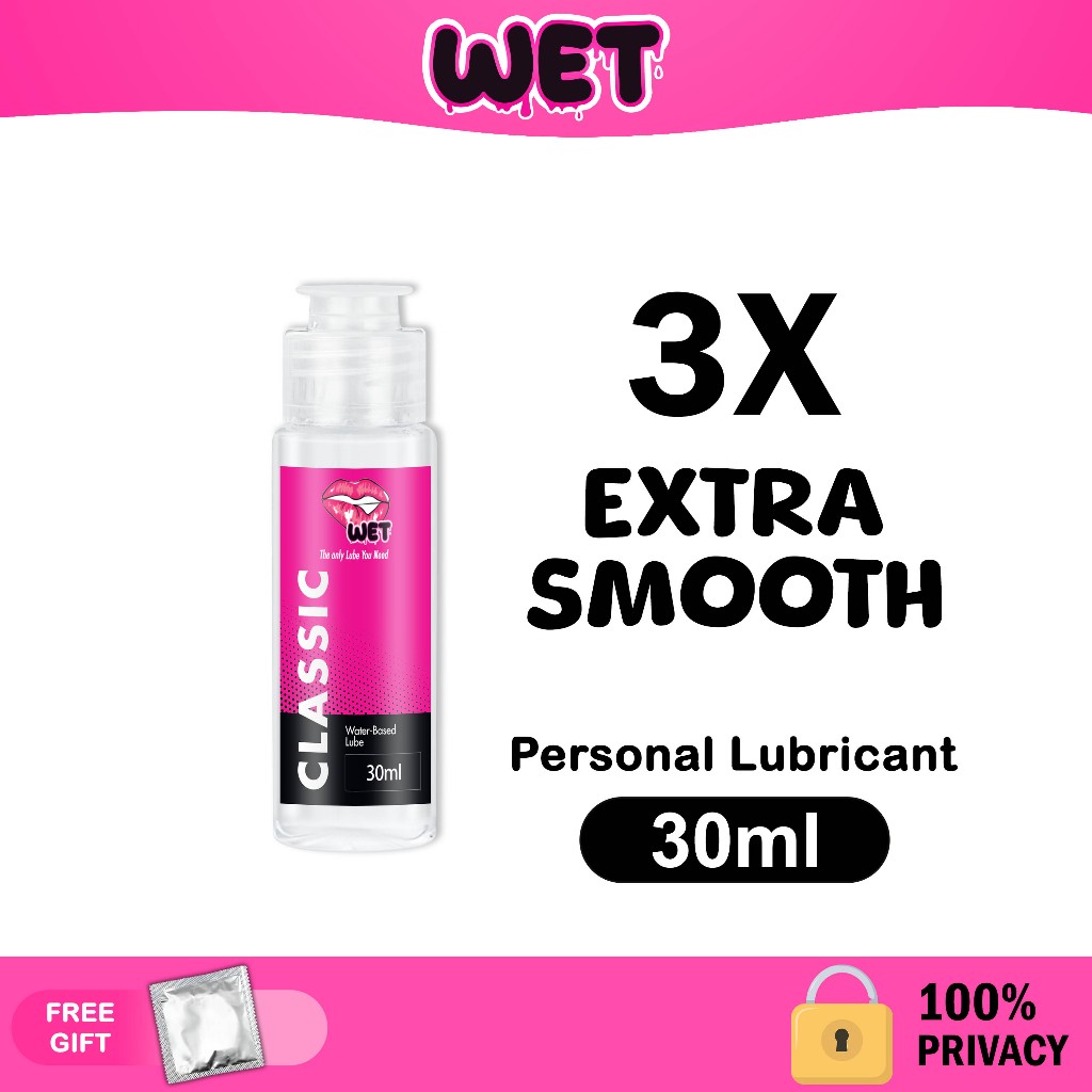 [ EXTRA SMOOTH ] WET CLASSIC 30ML Adult Personal Water Based Lubricant ...