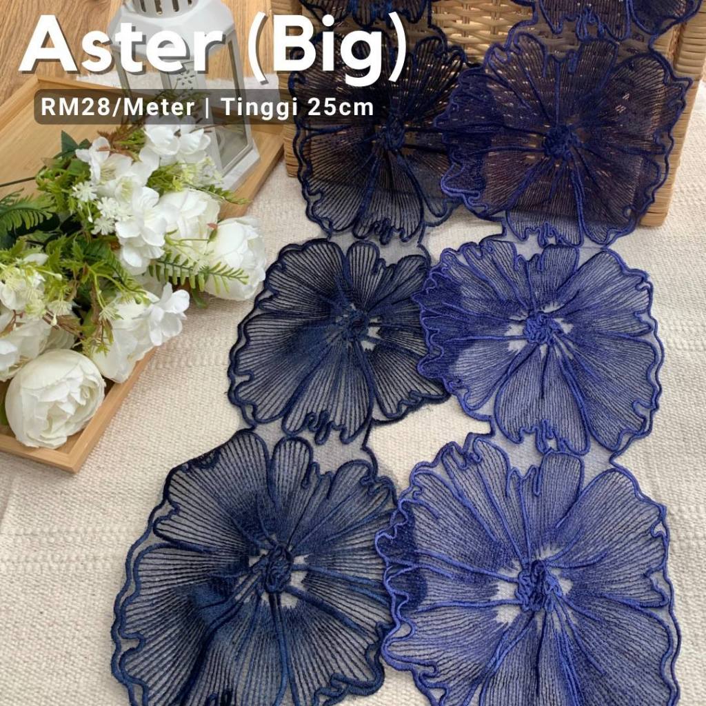 ASTER PATCH LACE SESUAI UNTUK SEMUA JENIS FASHION PAKAIAN | Shopee Malaysia
