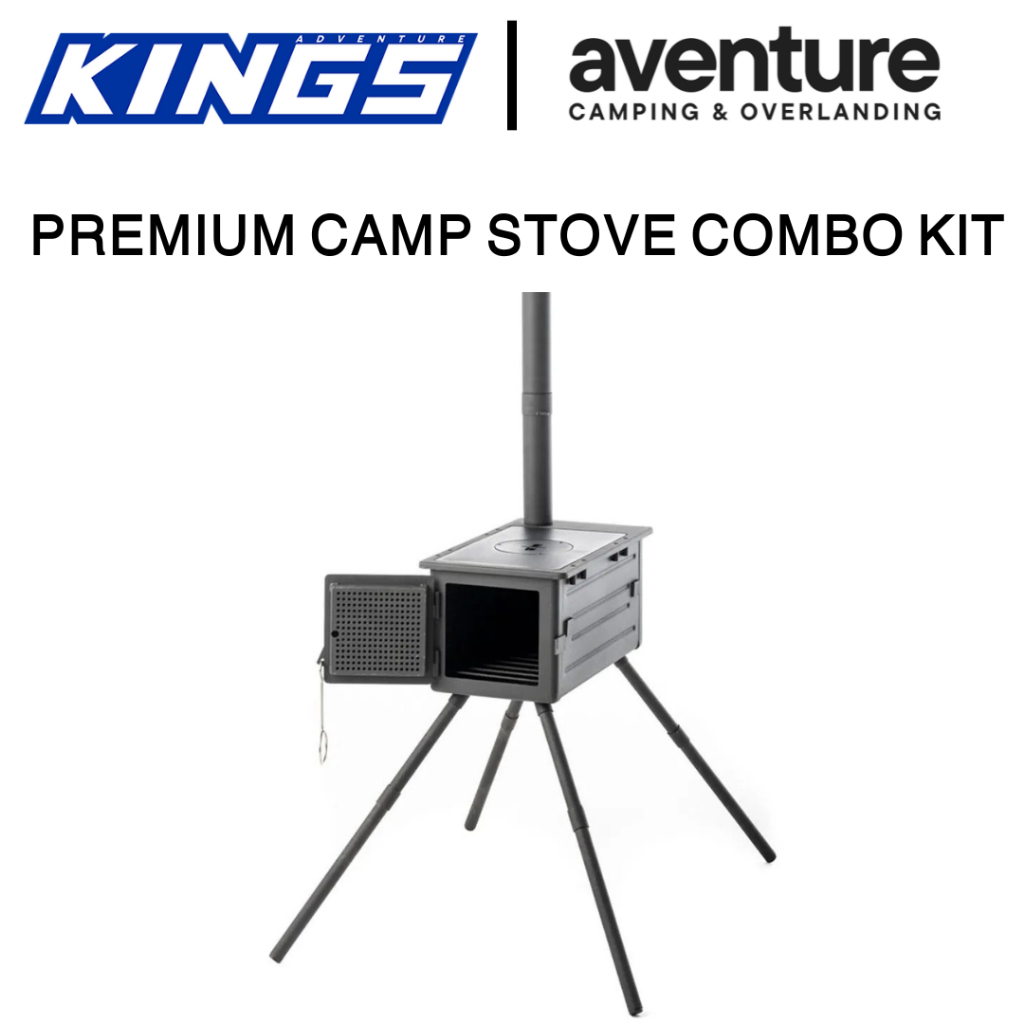 (READY STOCK) Kings Premium Camp Stove Kit. Wood-Fired BBQ. Enclosed ...