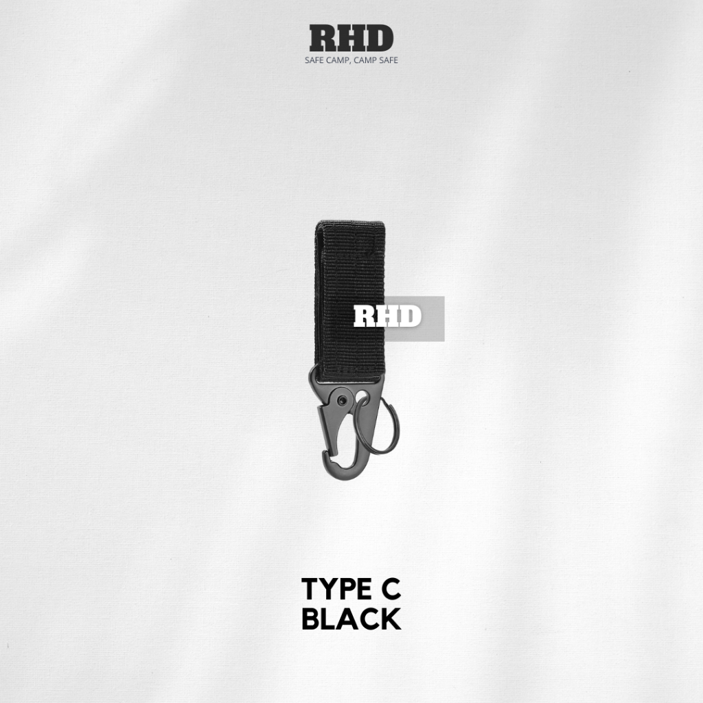 Tactical Clip EDC Velcro Belt Nylon Outdoor Camping Tactical Survival ...