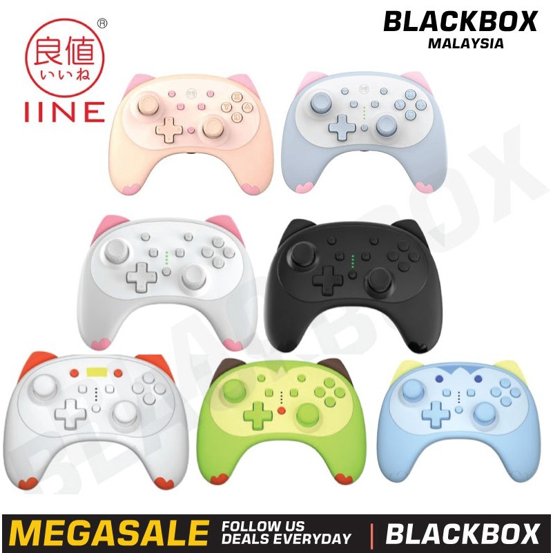 IINE 良值 Voice Wake Up Cat Kitten Wireless Bluetooth Controller Nintendo ...