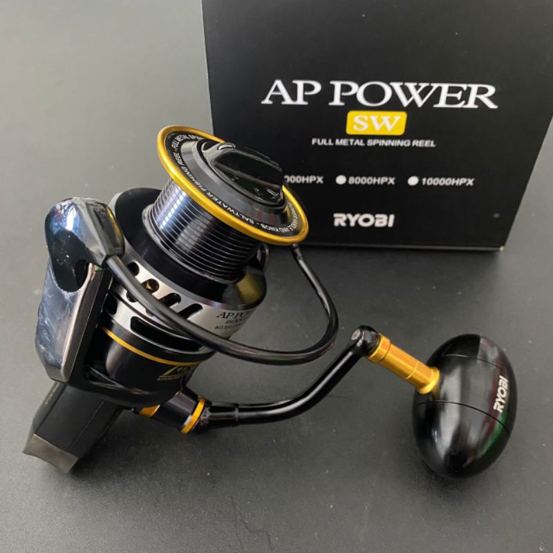 RYOBI AP POWER SW HPX 6000 spinning reel new model | Shopee Malaysia