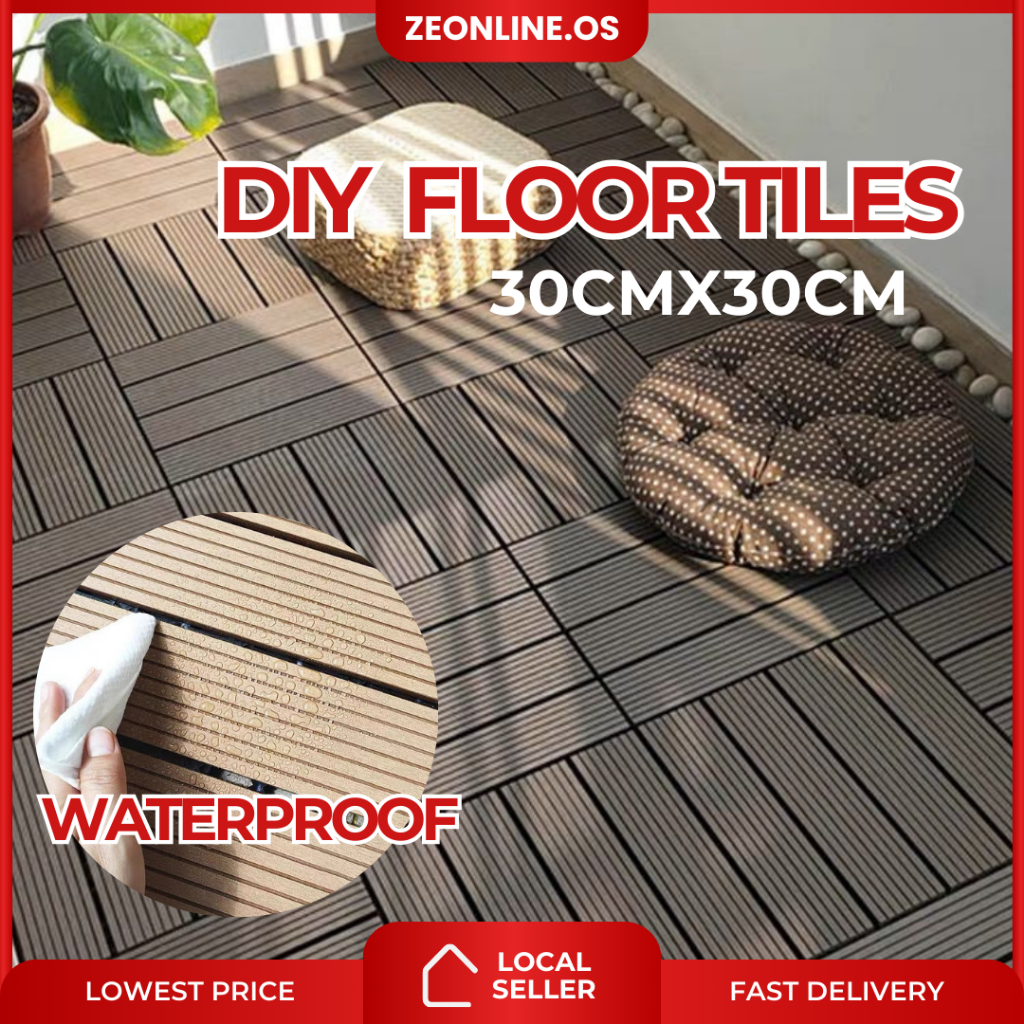 Floor Deck Wooden Floor DIY Outdoor Flooring Deck Tile Design ...