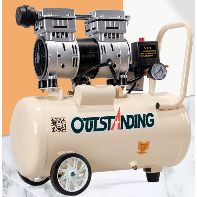 HIGH QUALITY SILENT OIL FREE AIR COMPRESSOR 1100W 8L 30L 50L LITRE LOW ...