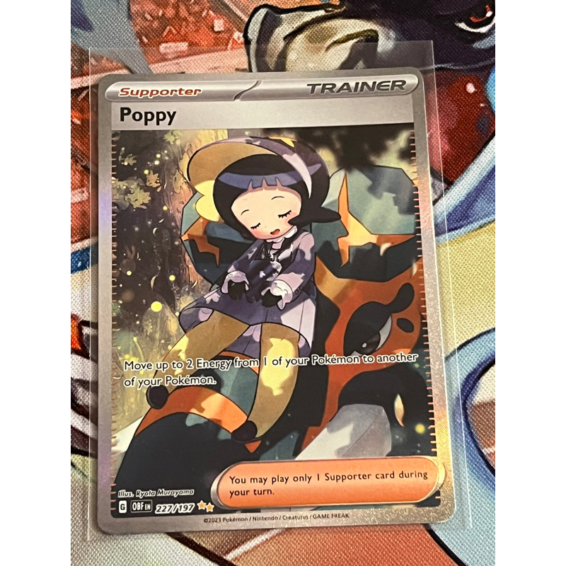 Pokemon TCG SV03 Obsidian Flame - Poppy - 227/197 - Special ...