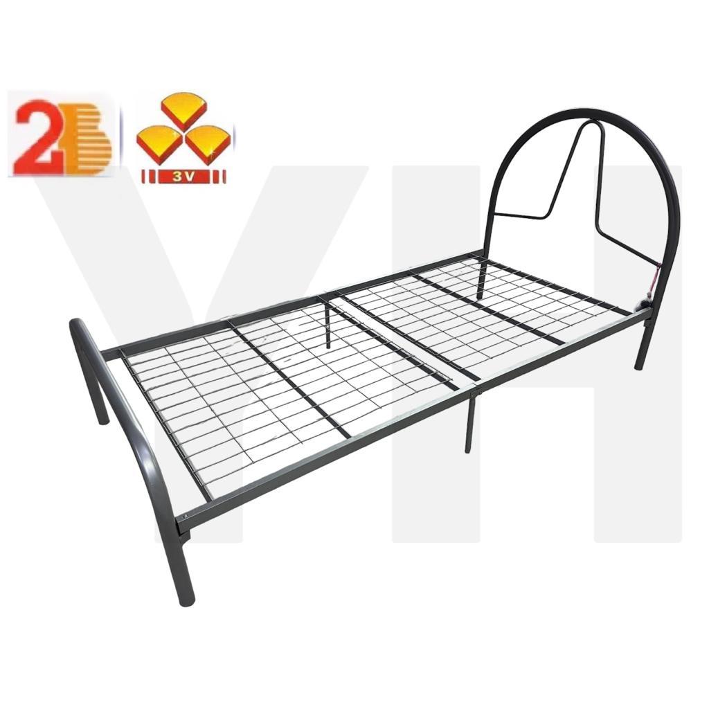 2b by 3v powder coated metal bed katil single KATIL BUJANG HOSTEL BED ...