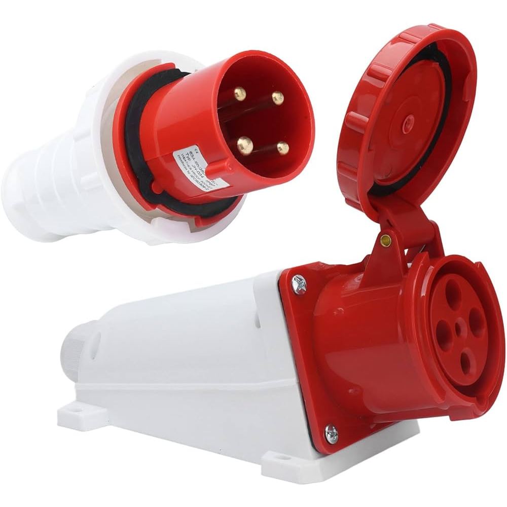Industrial Plug and Wall Socket 63A [ 4PIN / 5PIN ] IP67 | Shopee Malaysia