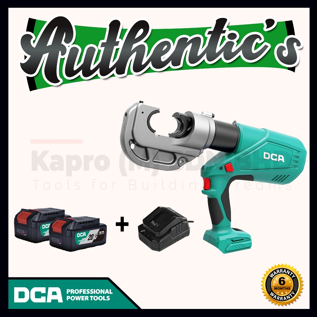 DCA 20V MAX Cordless Hydraulic Cable Crimping Tool ADYH400 (EM ...