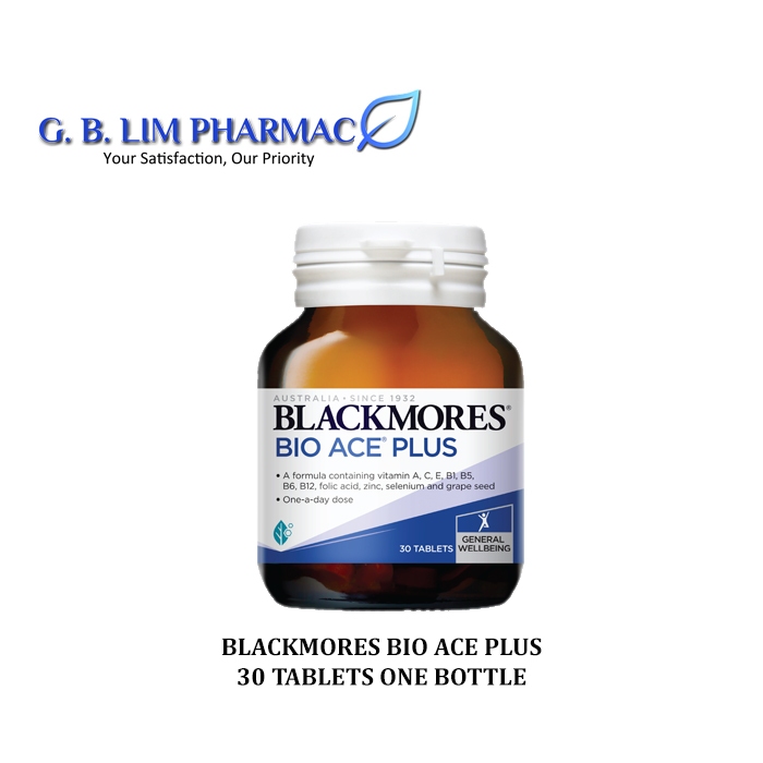 BLACKMORES Bio ACE Plus 30 Tablets One Bottle ( EXP: 17-NOV-2025 ...