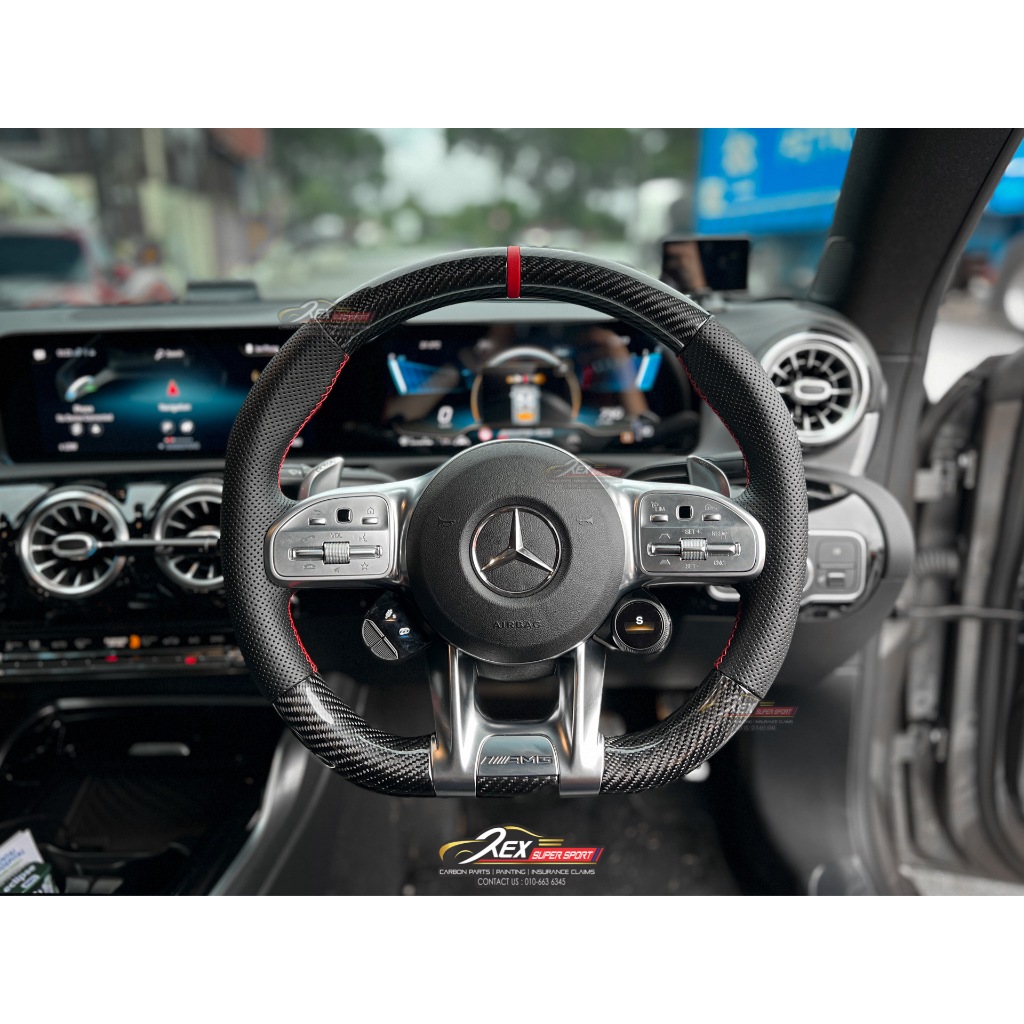 Mercedes Benz CLA W118 / A – Class W177 Carbon Fiber Steering 200 250 ...