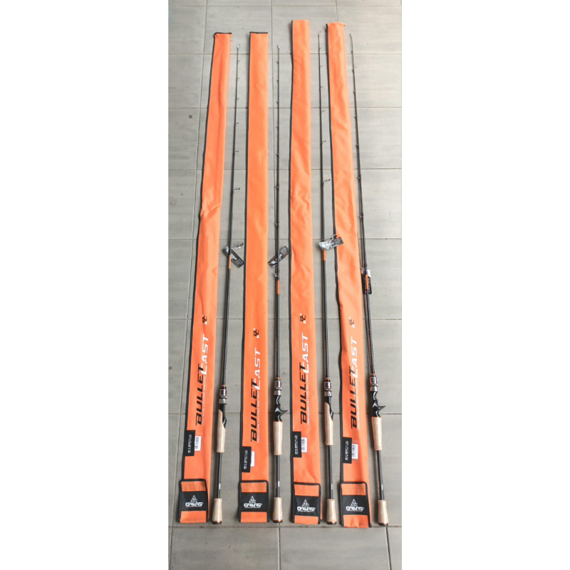 GAWAS BULLET CAST SPINNING / BAITCASTING (BC) ROD | Shopee Malaysia