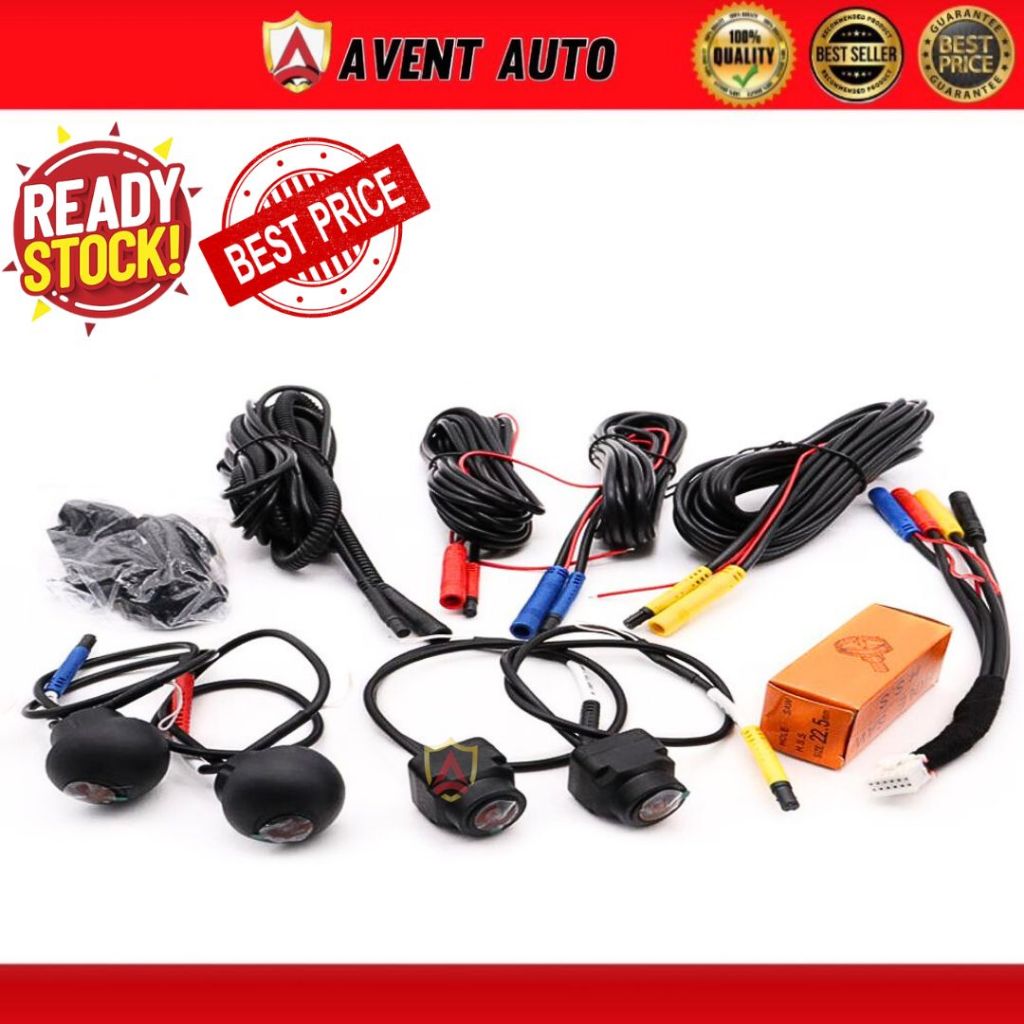 ANDROID CAR PLAYER 360 Degree Surround View 4 Cameras Car Panoramic ...