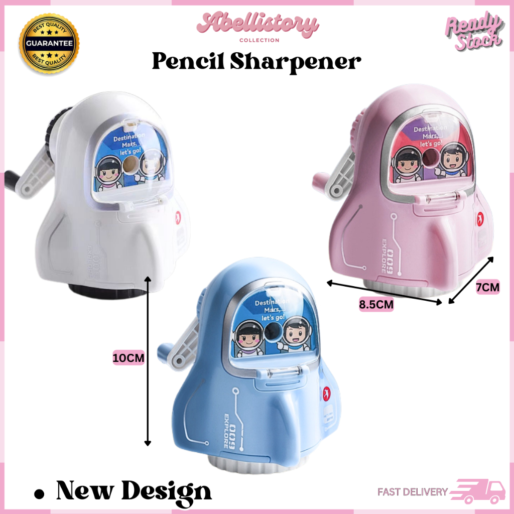 Pencil Sharpener Automatic Pencil Sharpeners Pengasah Pensil Abellistory Shopee Malaysia