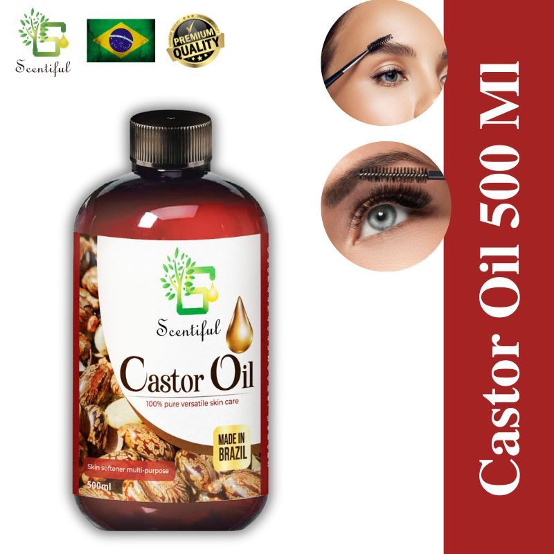 Organic Castor Oil / Golden -Cold Pressed / Minyak Castor - Pure ...