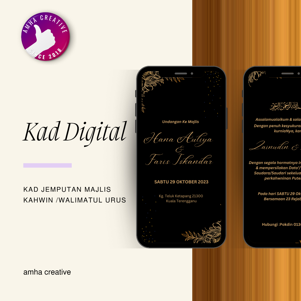 Kad Kahwin Digital I E-Card Wedding Invitation I Digital Invitation | Shopee Malaysia