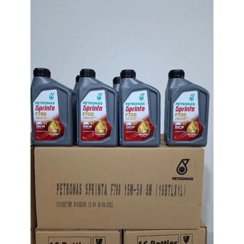 100% ORIGINAL PETRONAS OIL SPRINTA F700 15w50 1 Liter Engine Oil ...