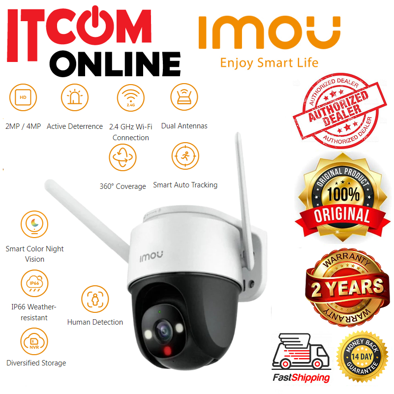 IMOU CRUISER FHD 2MP PTZ OUTDOOR 6MM IP CAMERA (S22FP-2M-6.0) *MAX ...