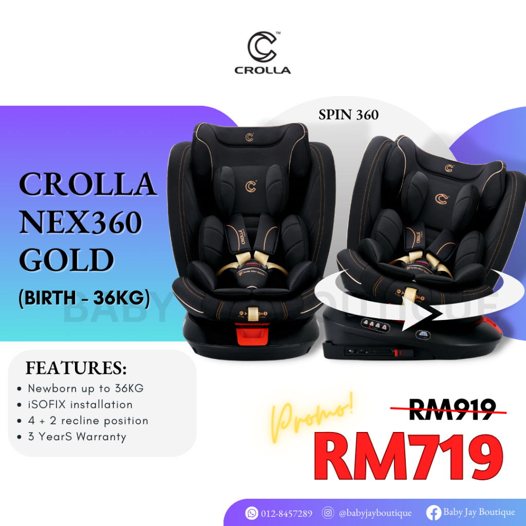[𝐅𝐑𝐄𝐄 𝐁𝐔𝐒 𝐃𝐄𝐋𝐈𝐕𝐄𝐑𝐘] CROLLA NEX360 GOLD EDITION (NEW) | Shopee Malaysia