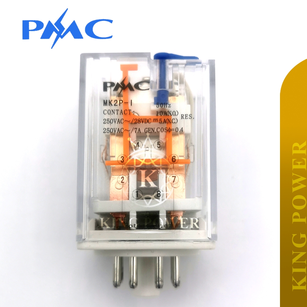 PMC Relay - MK2P-I 8 PIN ( ROUND ) 24VDC, 240VAC | Shopee Malaysia