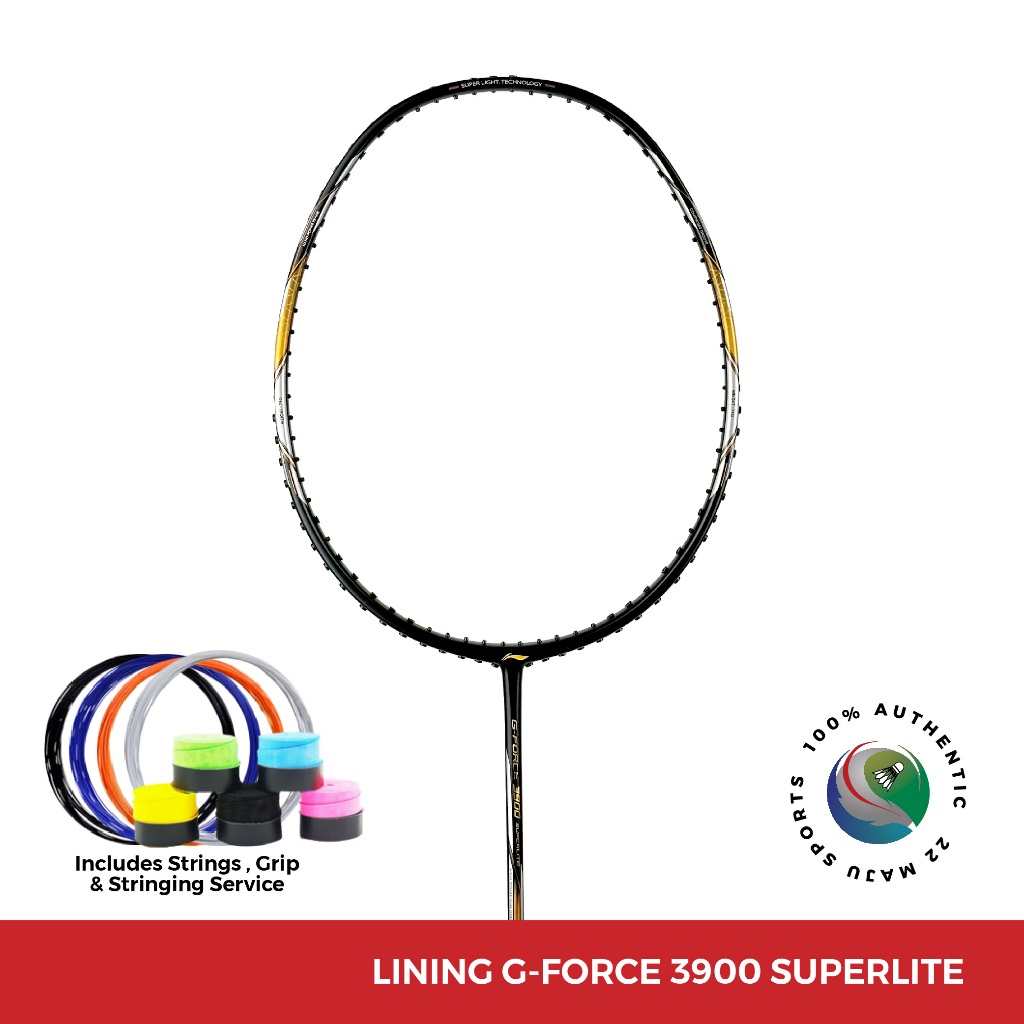 LI-NING G-FORCE 3900 SUPERLITE [ FOC STRING, GRIP, STRINGING ...