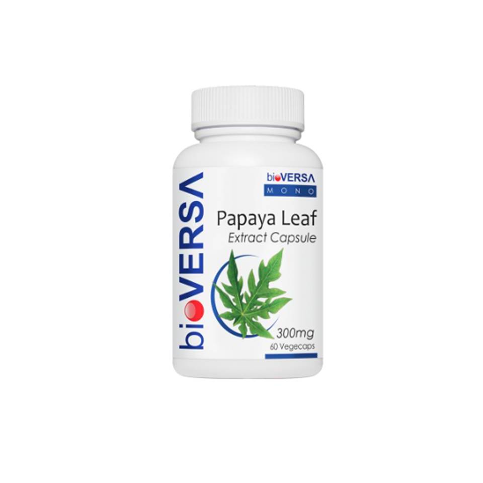 BIOVERSA PAPAYA LEAF EXTRACT CAPSULE 300MG 60'S | Shopee Malaysia
