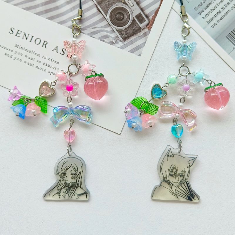 【PuCa】 Aesthetic Matching Phone Charm/Anime Phone Strap / Kamisama Kiss ...