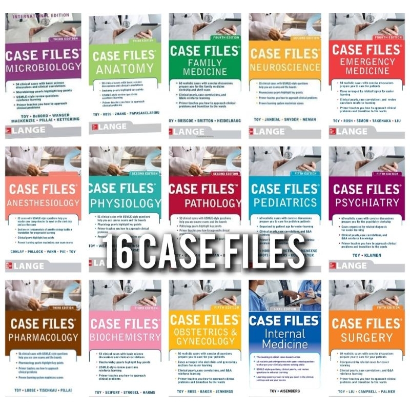 Case files MBBS USMLE family medicine anatomy pathology emergency ...