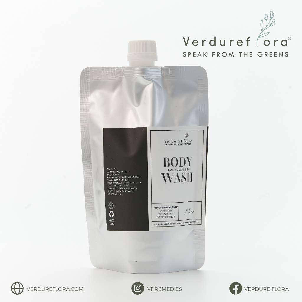 Verdure Flora Daily Cleanse Body Wash Refill Pack (500ml) | Shopee Malaysia