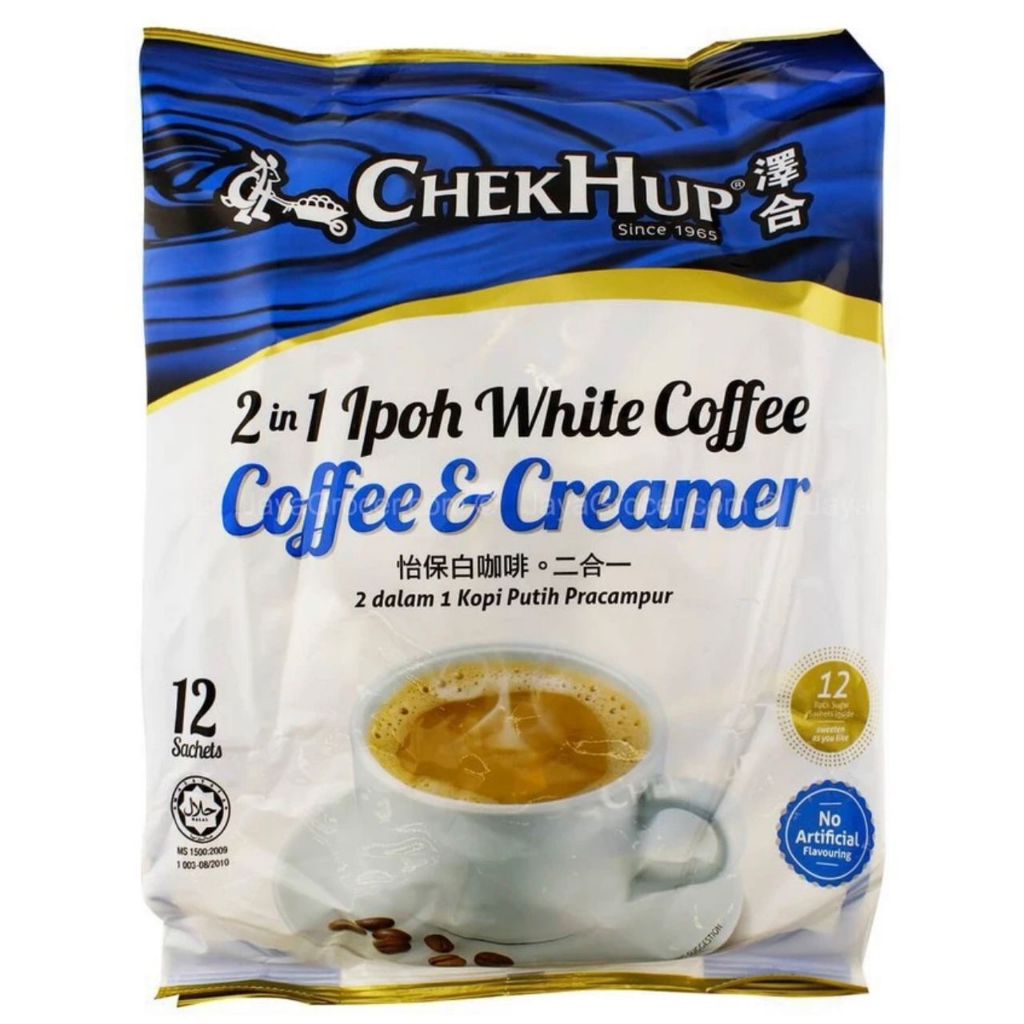 Chek Hup 2 in 1 Ipoh White Coffee - Coffee and creamer 澤合2合1怡宝白咖啡 （12 ...