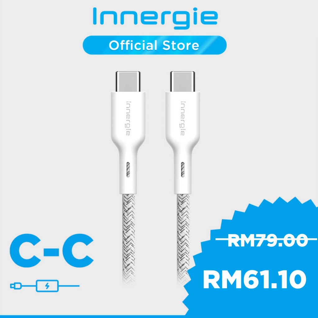 Innergie C-C 1.8meter Type C to Type C Cable 5A PD100W Fast charging ...