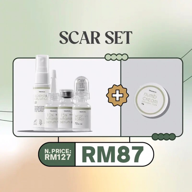 SCAR SET TEAMON - STARTER SET ( SET PARUT BERLUBANG ) | Shopee Malaysia
