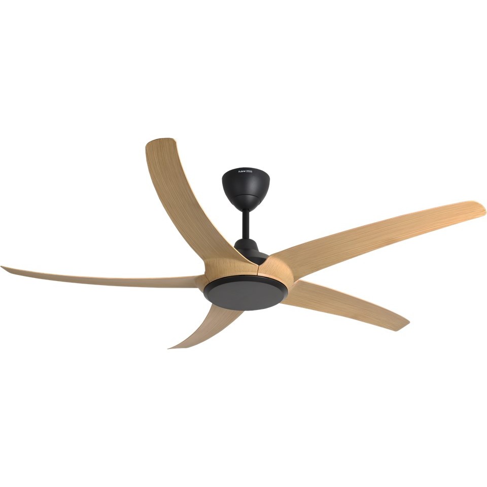 Rubine MOZIA Series Remote Control DC Ceiling Fan / 56 Inch / 5 Blades / Tri-Color 22W LED ...