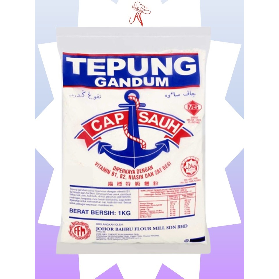 Cap Sauh Wheat Flour Tepung Gandum 1Kg | Shopee Malaysia