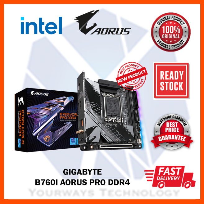 Gigabyte B760I Aorus Pro DDR4 LGA1700 ITX Mainboard | Shopee Malaysia