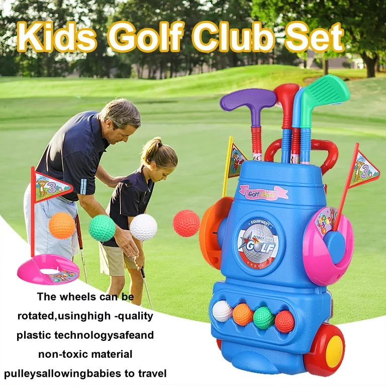 Fisk Toys Kids Toy Toddler Golf Set - Sports Toy Kids Golf 4 Total ...