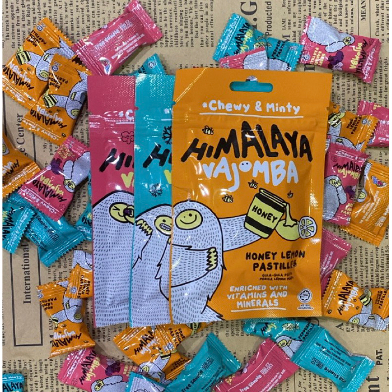 HIMALAYA VAJOMBA Chewy & Mint Honey Lemon / Papermint / Berry Sakura ...